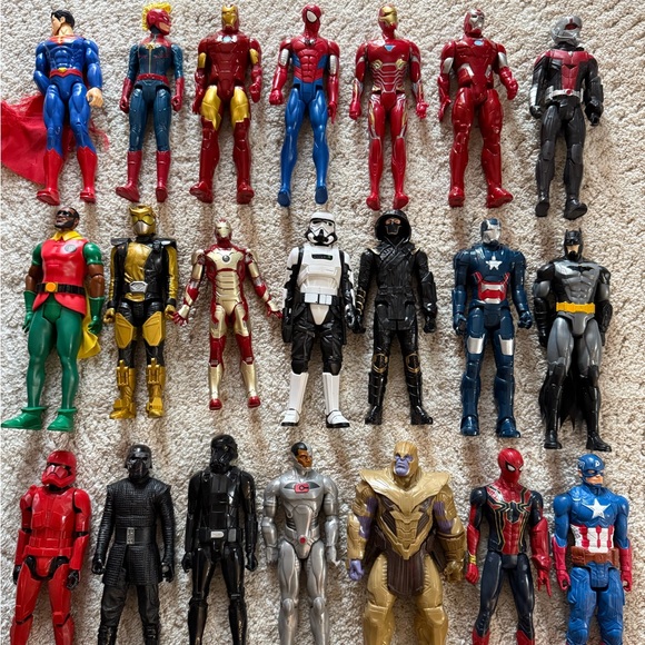 Toys | Marvel Superhero Action Figure Set Multicolor | Poshmark